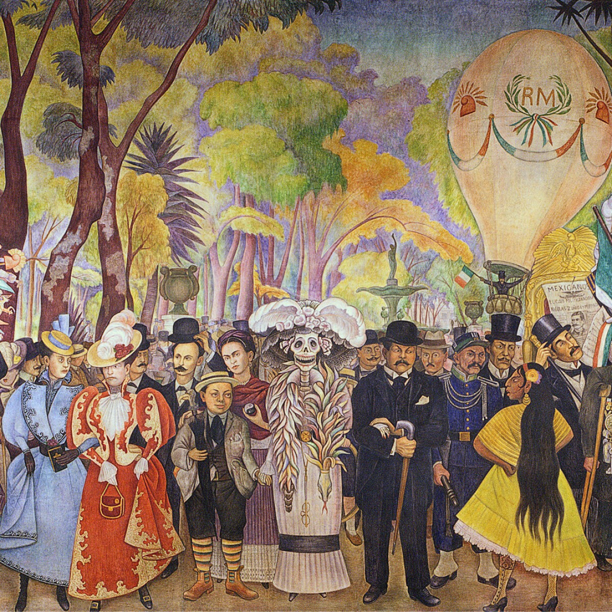 Diego Riveras Dream Of A Sunday Afternoon A Surrealist Tableau Of