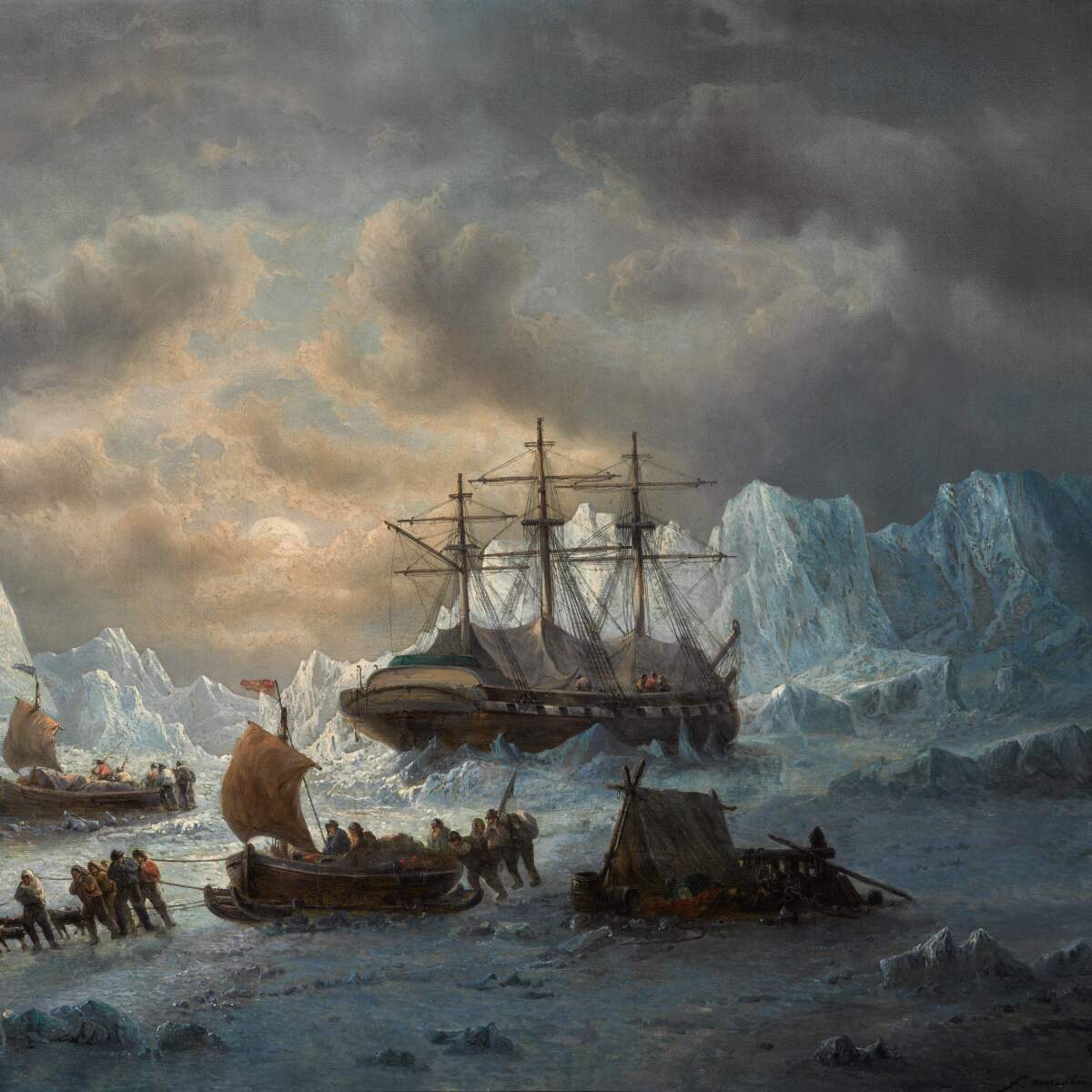 The Search for Sir John Franklin in the Arctic | 19th Century European ...